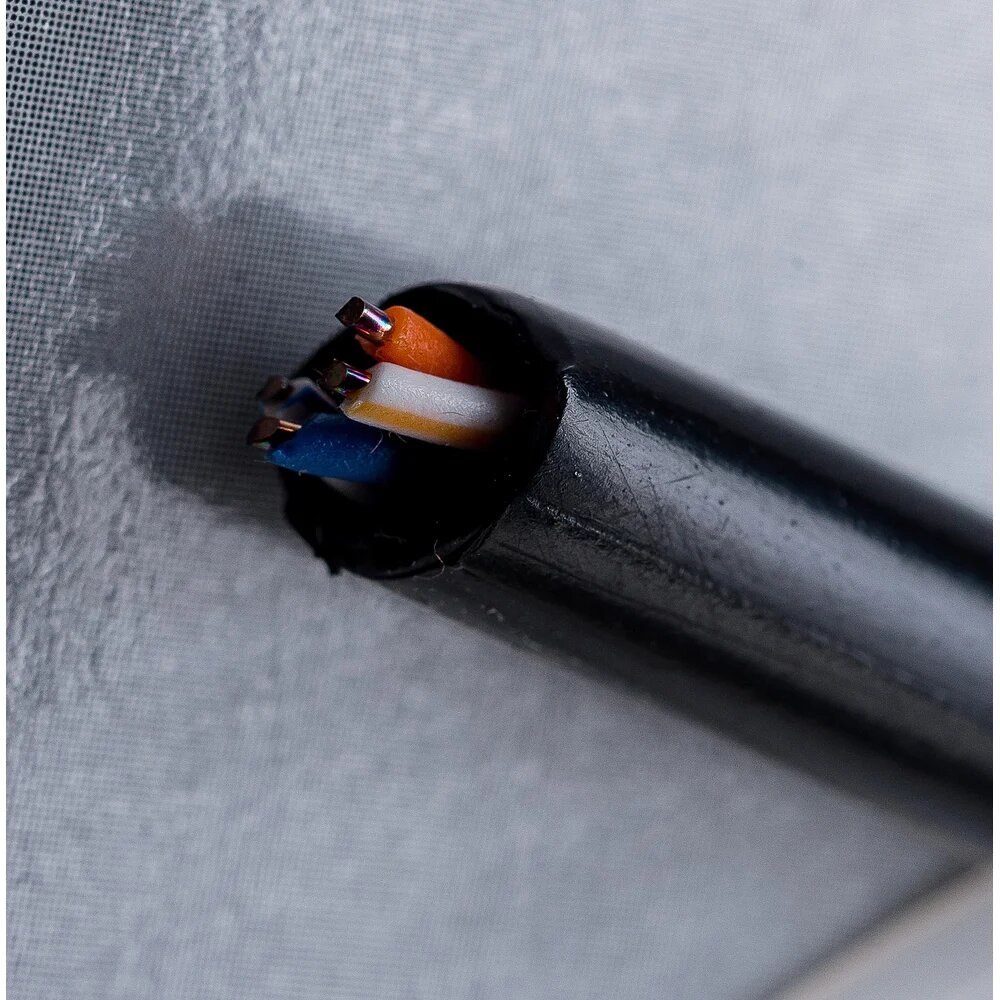 Кабель витая пара REXANT FTP, 2PR, 24AWG, PE, CAT5e, внешний, бухта 305 м 01-0124 — фото 1