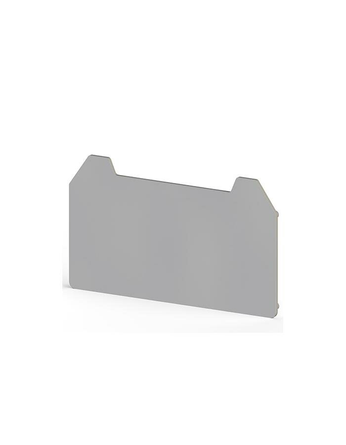 Набор Сегмент Klemsan концевой на клеммники AVK 4CC/CE/CCA, NPP AVK 4CC/CE/CCA, серый {0.0.0.4.50349} (2 шт/упак)