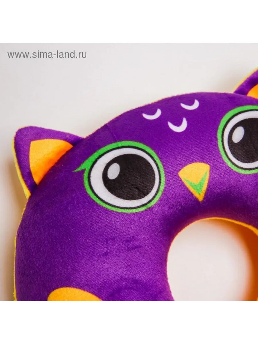 Удобная детская дорожная подушка "Совушка"