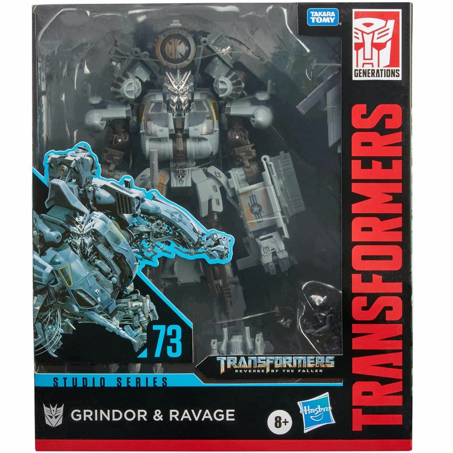 Transformers Hasbro трансформер Гриндор и Рэведж Студио серия Лидер Grindor and Ravage Studio Series Leader
