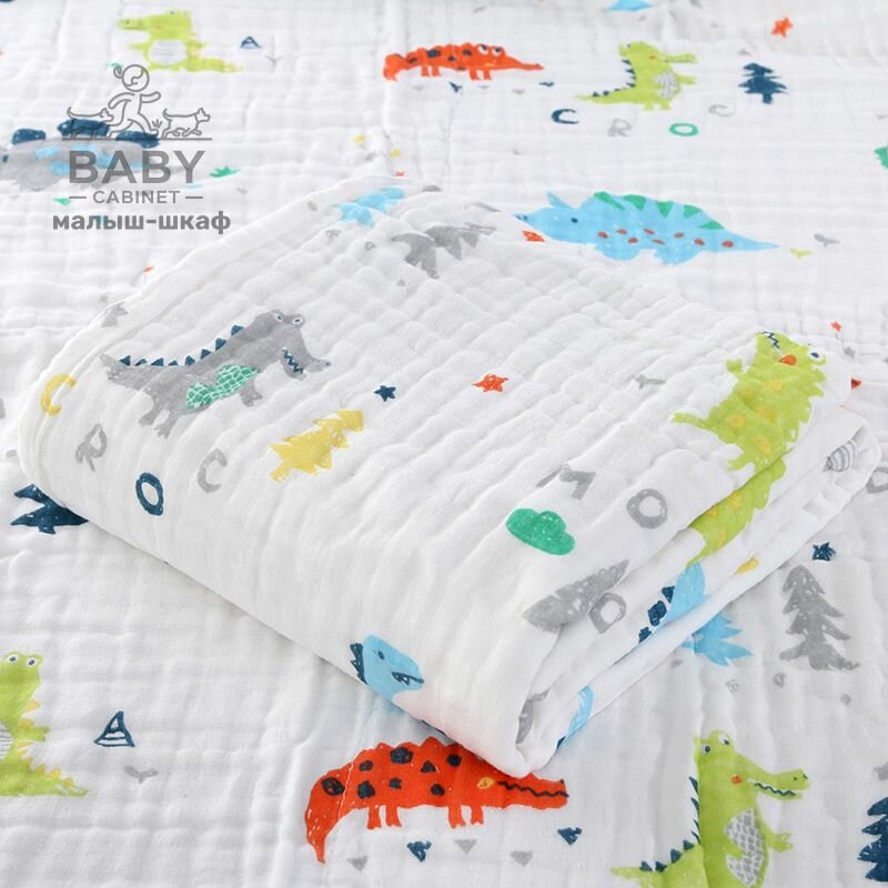 Полотенце-халат Детские Банное полотенце Марля 6слоя