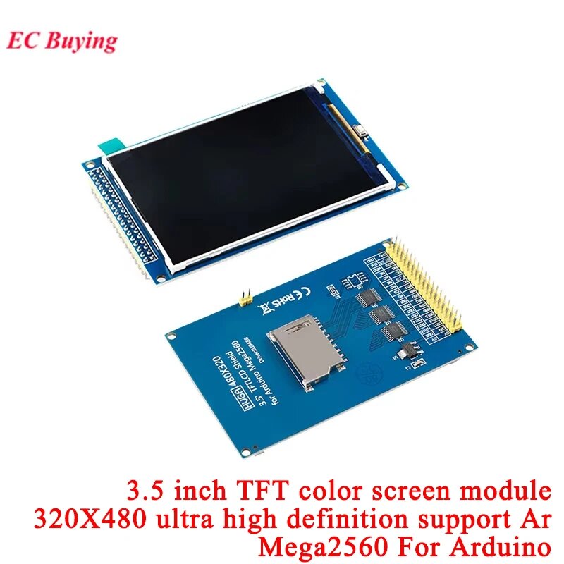 3.5" TFT LCD экран 320x480 для Arduino