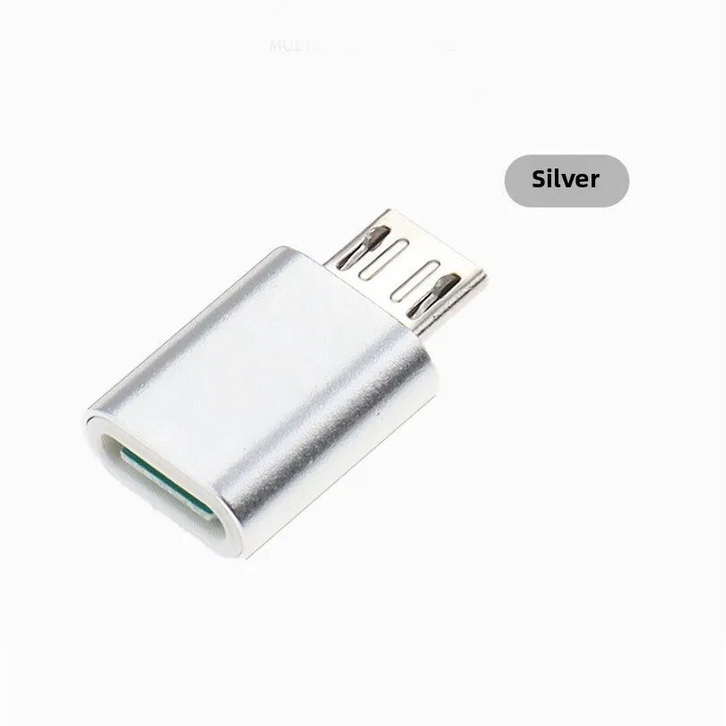 Адаптер USB типа C к Micro USB Type-C «мама» Micro USB «папа» V8, преобразователь данных для зарядки, универсальный прочный разъем