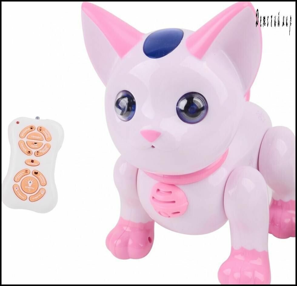 Радиоуправляемый робот Интерактивный Розовый Кот - ZYA-A2744-2-PINK