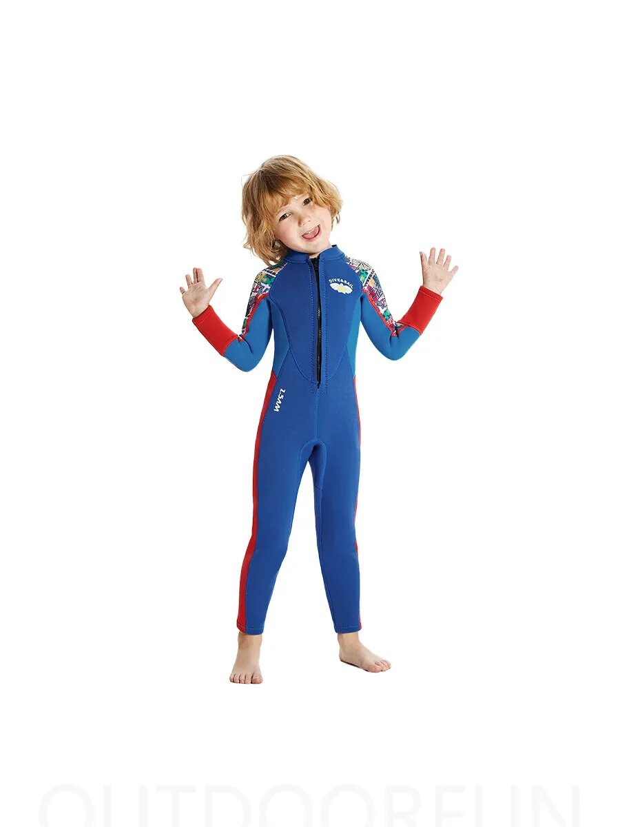 Купальник для детского водолазного костюма толщиной 2,5 мм