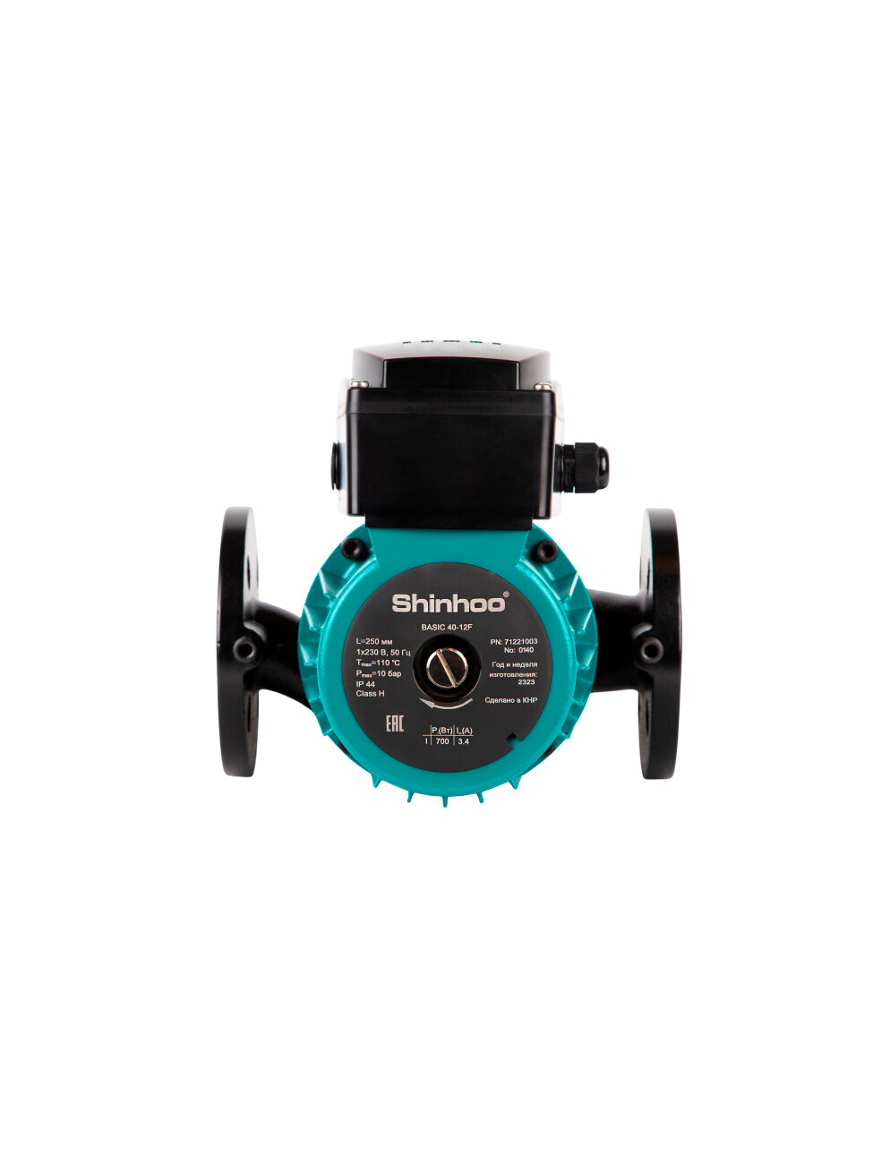 Насос циркуляционный Shinhoo BASIC 40-12SF 3x380V для отопительных систем (71222001)