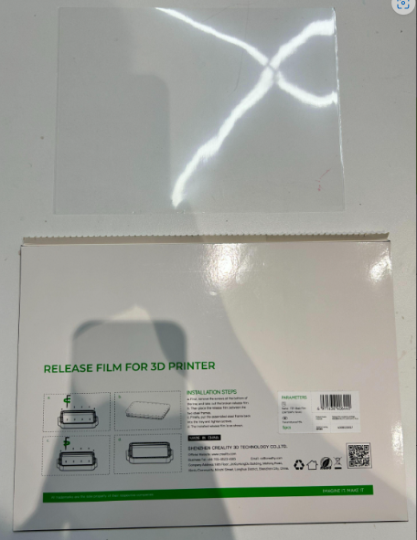 Набор из 5 пленок Creality FEP-Basic 260*200*0.15 мм для 3D-принтеров Halot-One Plus/ Halot-Play (Sonic Mighty 4K/ Mono X/Mars 4 Max) с высокой светопроницаемостью и хорошим разделительным эффектом, а также длительным сроком службы.