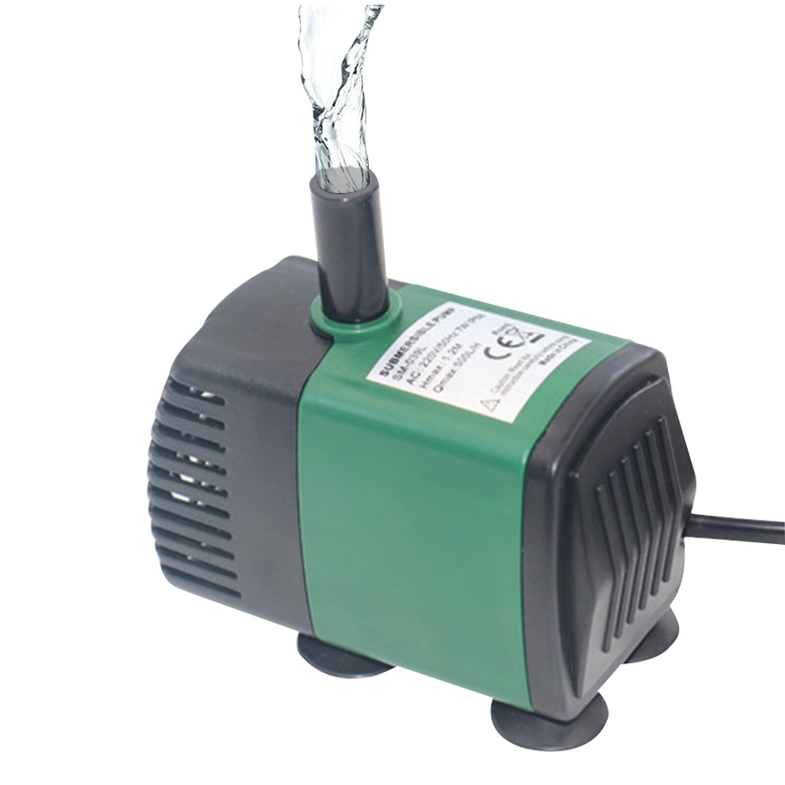 7 Вт 600 л/ч погружной водяной насос мини-фонтан насос ультра-тихий водяной насос для аквариума аквариума пруда воды садов гидропонных систем с насадками