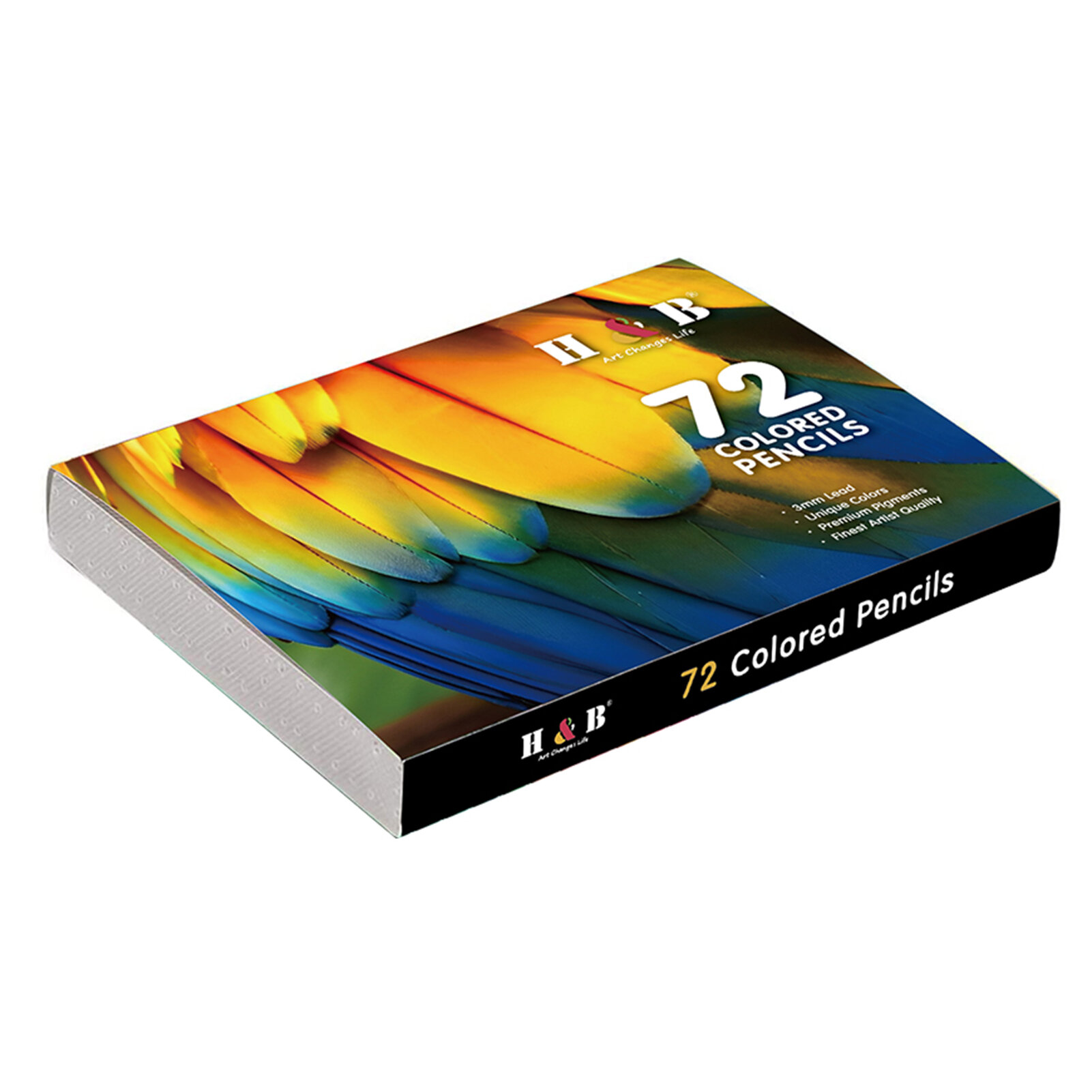 Цветные карандаши H&B 72 цвета, 3мм