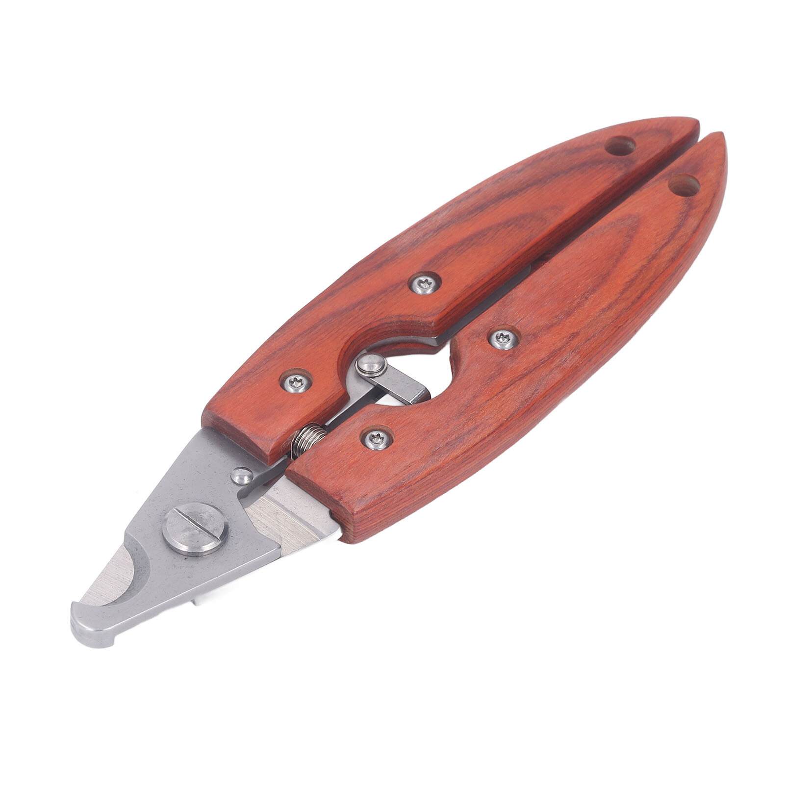 Машинки для стрижки ногтей домашних животных с деревянной ручкой из нержавеющей стали, триммеры для когтей собак, быстрые безопасные триммеры для кошачьих когтей для домашних путешествий