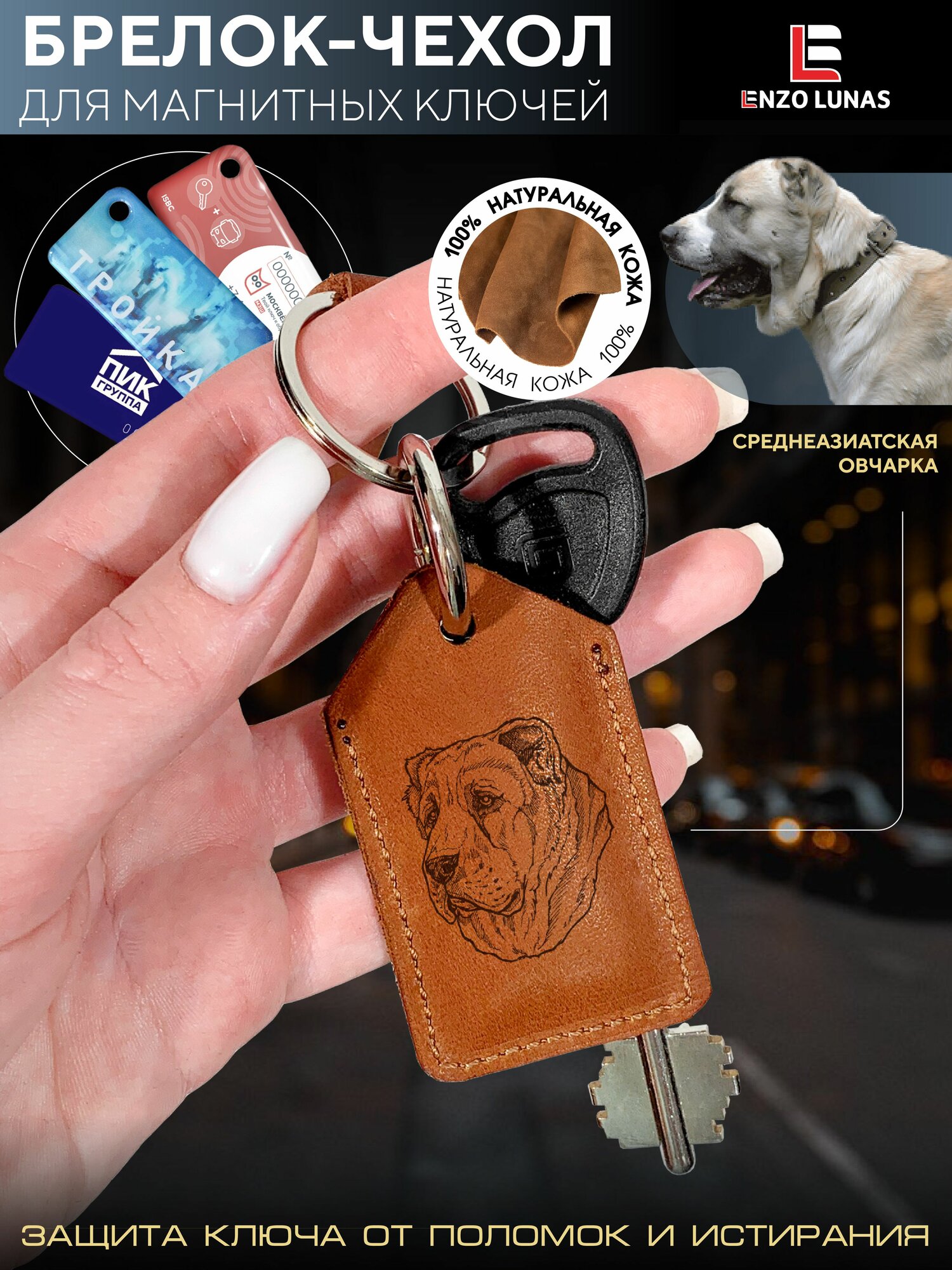 Чехол-брелок для карт ПИК, Тройка, Стрелка, Подорожник, домру, для магнитных карт, ISBC для противоугонной метки Starline, Pandora и для платежных стикеров алабай