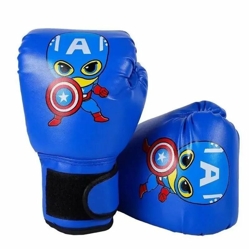 Детские боксерские перчатки Sanda cartoon solid color fighting training gloves для детей от 4 до 12 лет, 2 шт, используются для тренировок детей по боксу