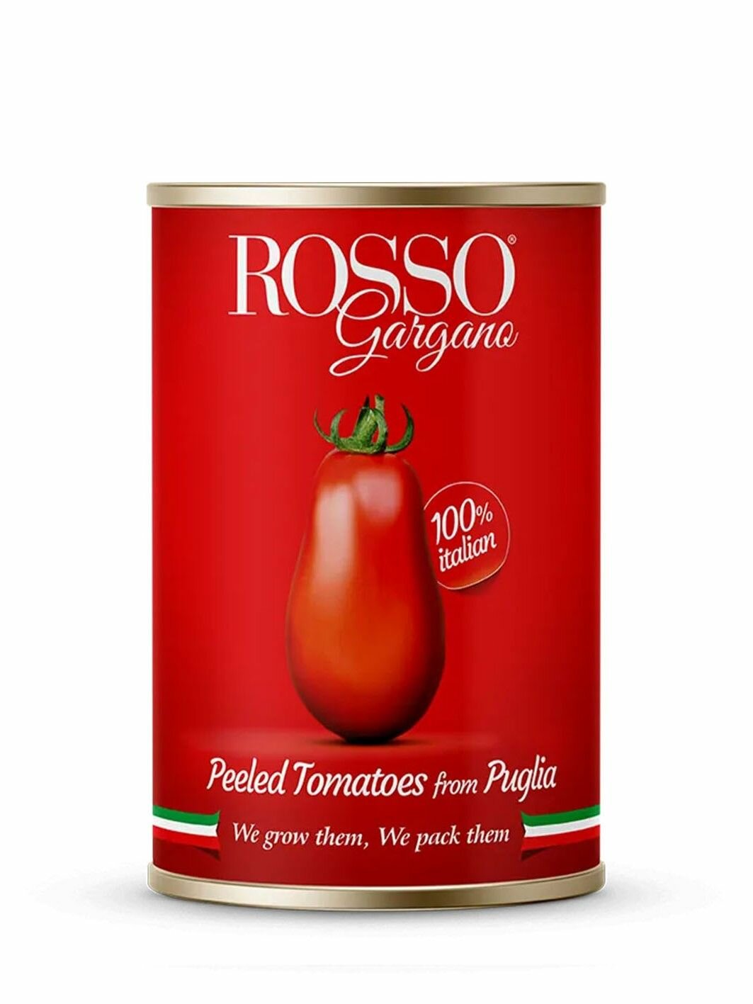 Томаты Rosso Gargano "Pelati" очищенные целые в собственном соку, 400 г