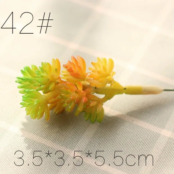 Искусственные суккуленты, Цвет: Spring Bo Xue Cao