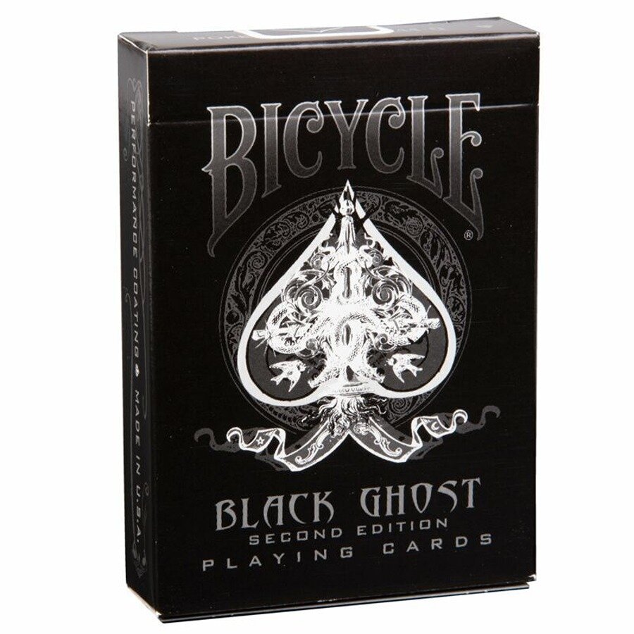 Игральные карты Black Ghost пластиковые YZ