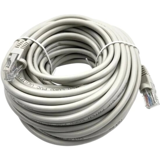 Патч-корд Buro UTP-5E-15M-G-LSZH 1Гбит/с UTP 4 пары cat.5E 15м серый