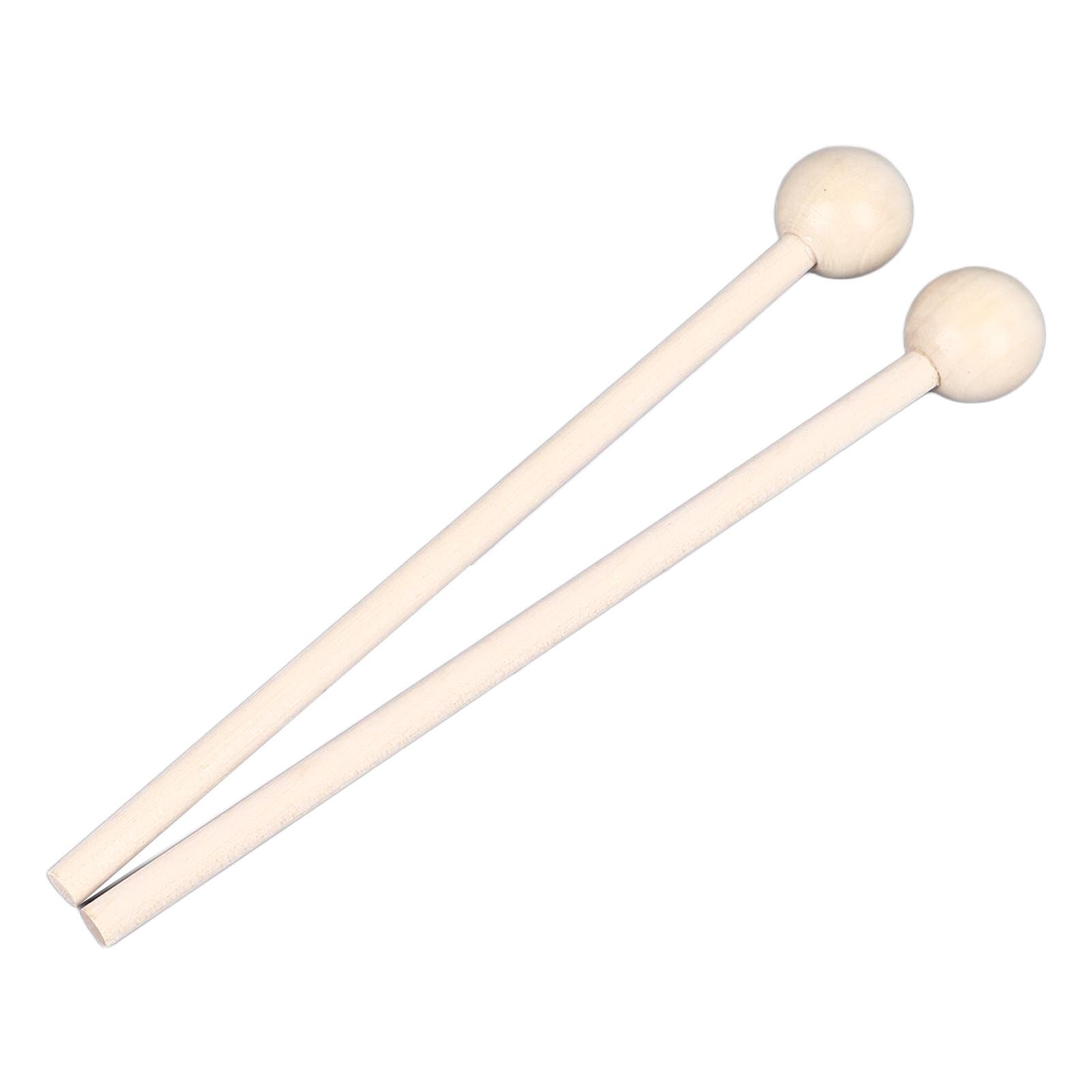 Шт. эфирные барабанные палочки из цельного дерева, ручная сковорода, барабанный молоток с круглой головкой, короткие барабанные палочки
