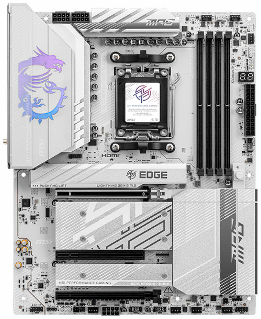 Материнская плата MSI MPG B850 EDGE TI WIFI (AM5, ATX)