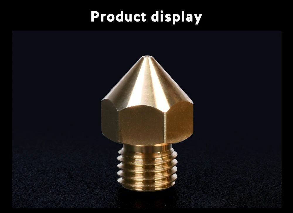 Форсунка для 3D принтера CR-10S Pro Nozzle 0.6 CR-10S Pro brass 3шт