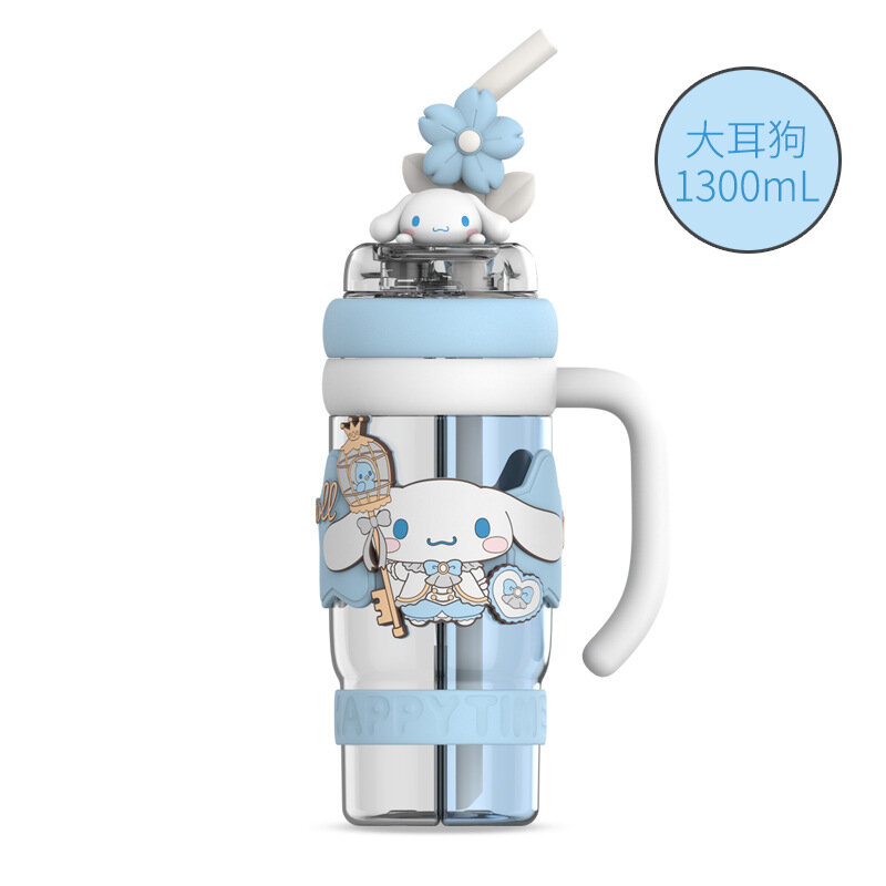 Детская кружка для воды Sanrio Kuromi, школьная кружка для воды для девочек, новая, двухсекционная, летняя кружка для питья