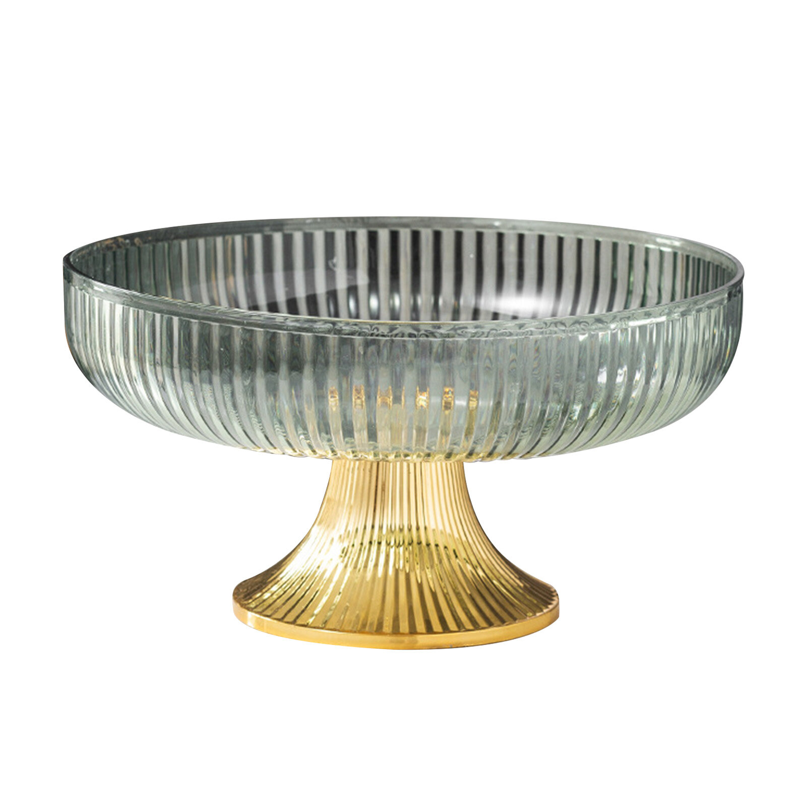 Фруктовая тарелка Многофункциональная пластиковая стильная космическая экономия декоративная закуска для конфет с фруктами зеленые