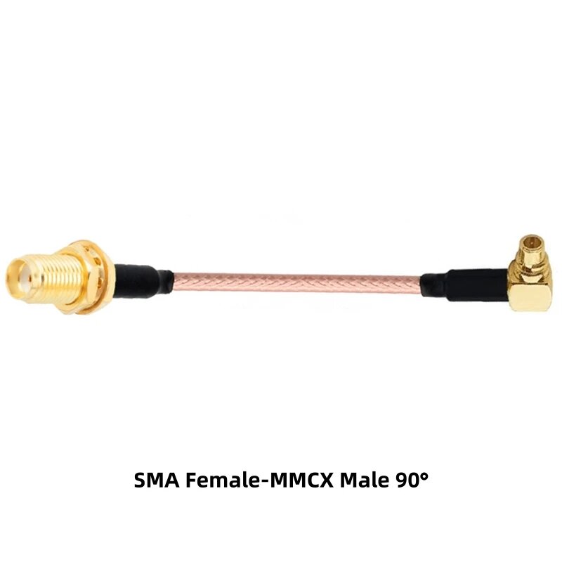 Переходник SMA Female - MMCX Male 90°, кабель RG-316, 50cm