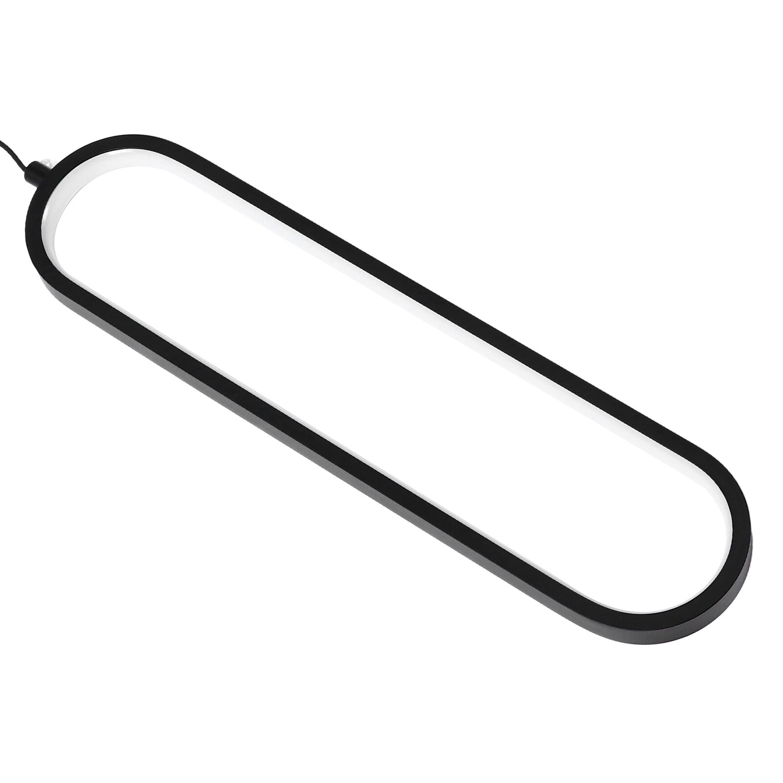 Single Chandelier 18W LED Pendant Light 3 Color Temperature 85‑265V Gold Aluminium 40x9cm Cord Length 120cm for Bedroom Living Room