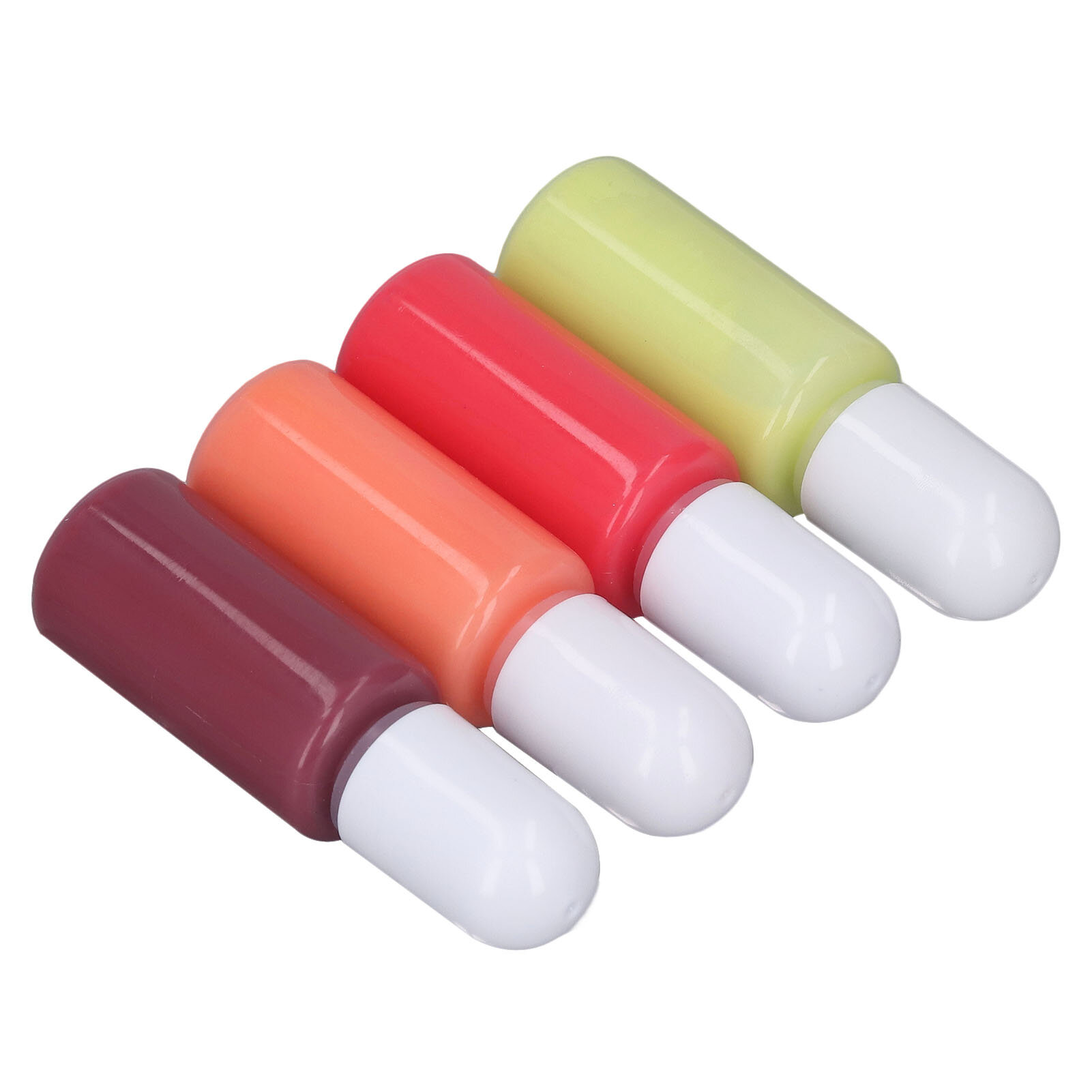 Пигмент из эпоксидной смолы, 4 цвета, высокая концентрация, цветная УФ-краска для эпоксидной смолы для изготовления ювелирных изделий из смолы, набор литьевых фигурок, 2 желтых, оранжевых, красных, бордовых