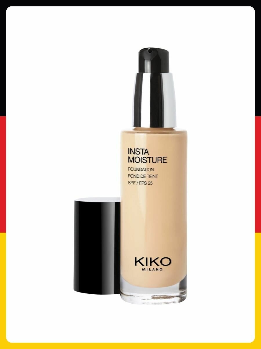 Жидкая тональная основа KIKO Milano Instamoisture Foundation, 30 мл 1.5 Gold