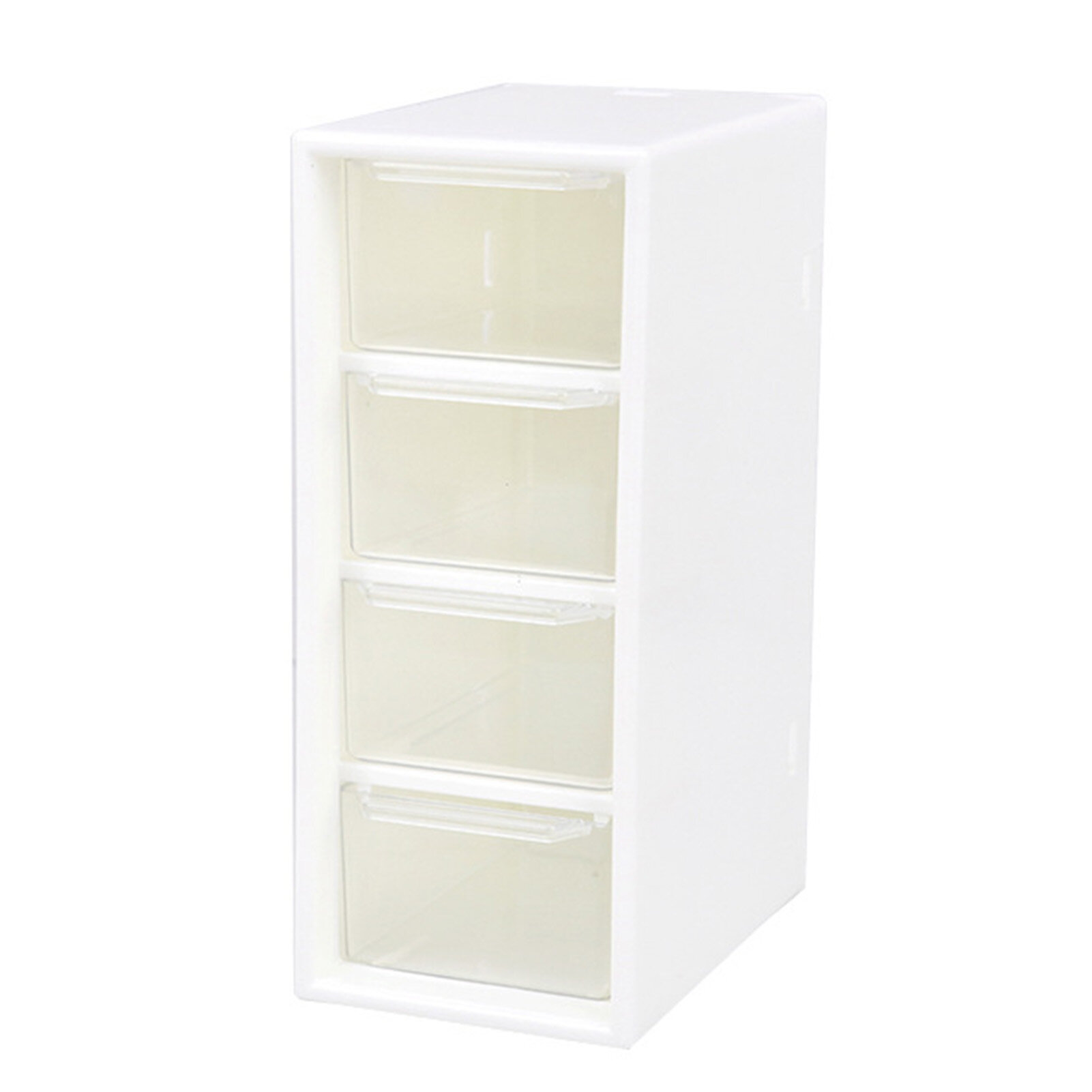 Настольный органайзер с 4 ящиками для хранения, небольшие штабелируемые прозрачные пластиковые контейнеры для хранения, коробка для домашнего офиса