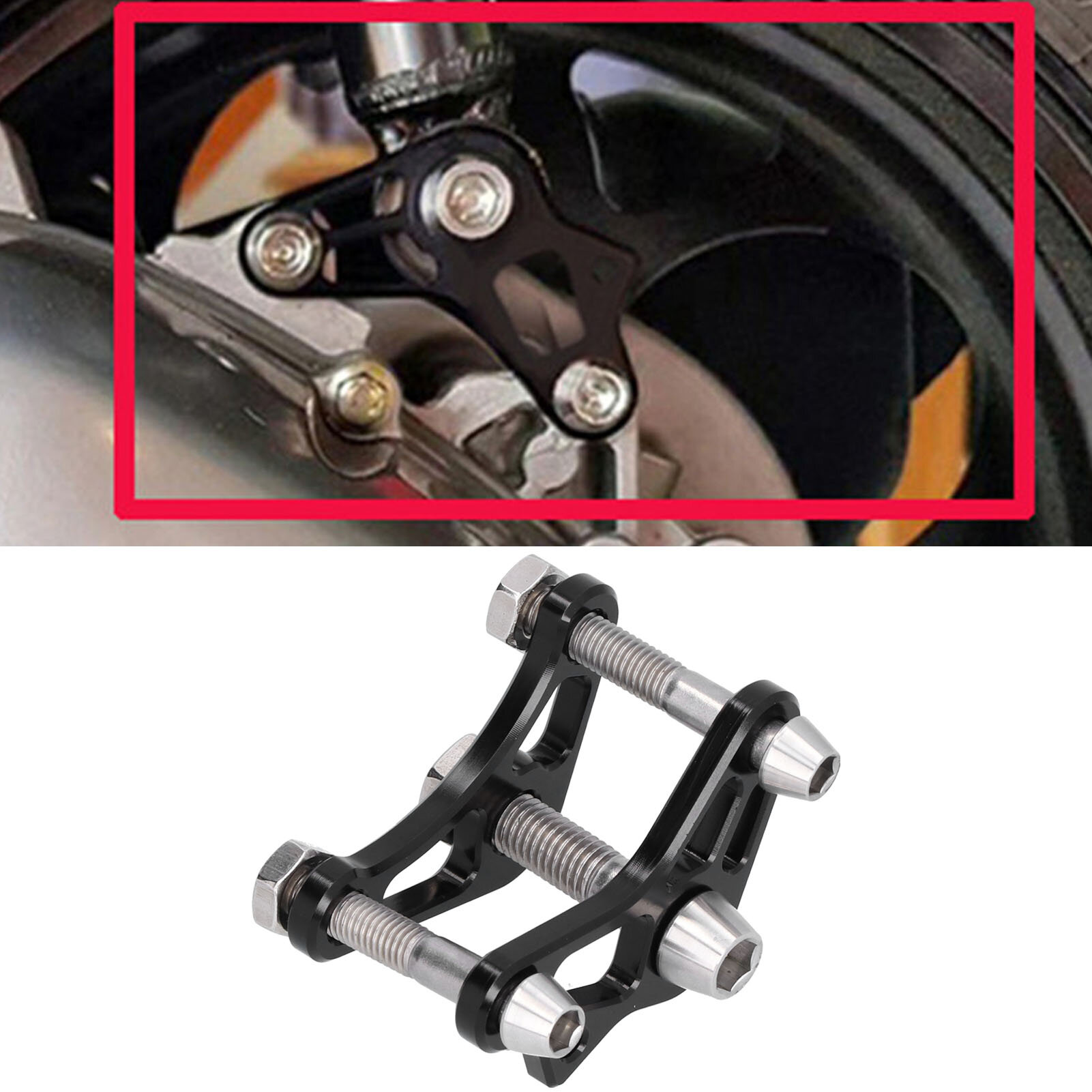 Мотоциклетный амортизатор с падением высоты 0,8-1,2 дюйма, уменьшенный размер для Piaggio Vespa Sprint 150 Primavcra 150Black