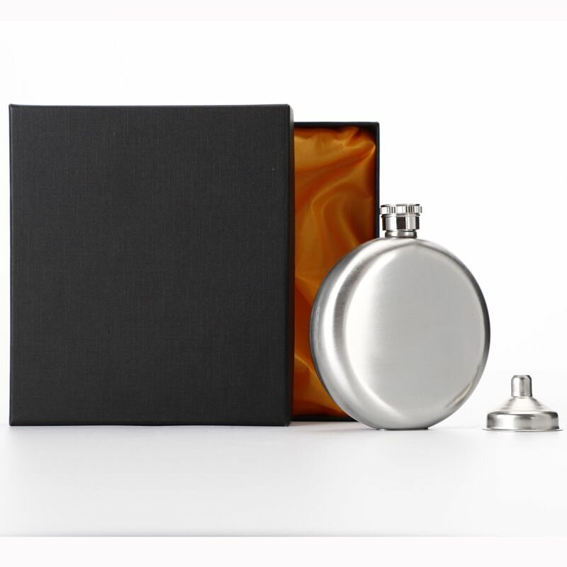 Женская фляга для алкоголя 150 мл. подарочная с воронкой