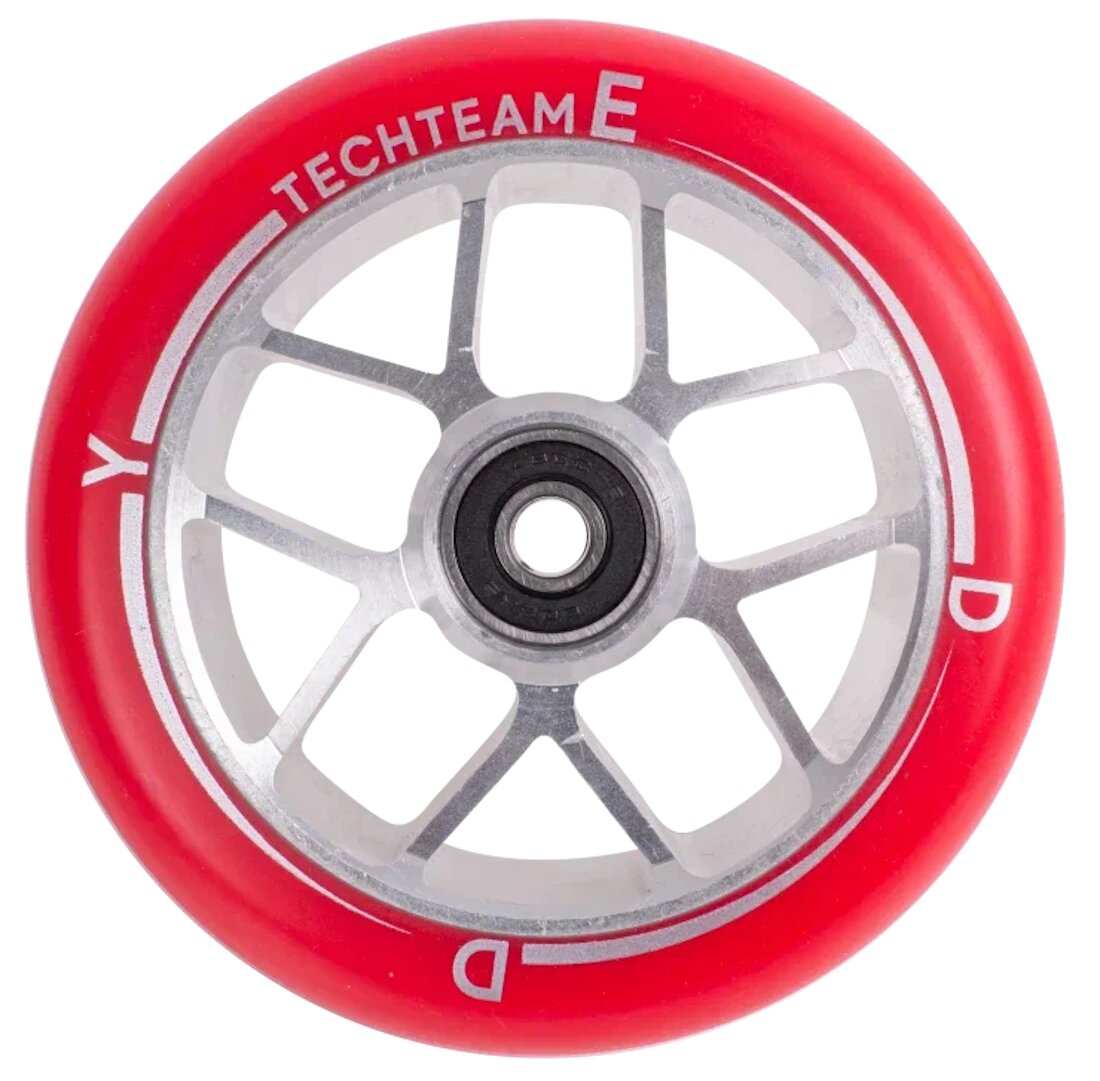 Колесо для трюкового самоката Tech Team TT 110*24 мм. W-ED Eddy - 2022 Red, 1шт