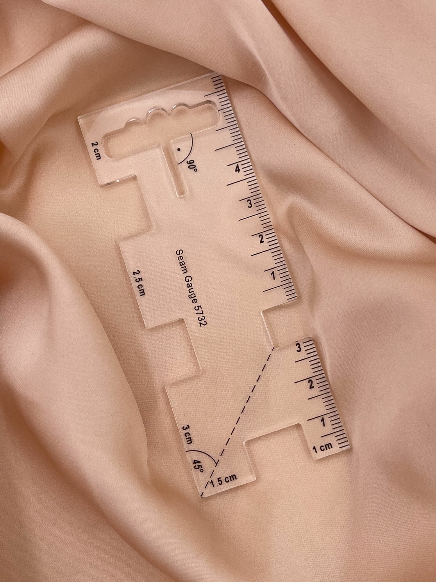 Линейка для разметки припусков