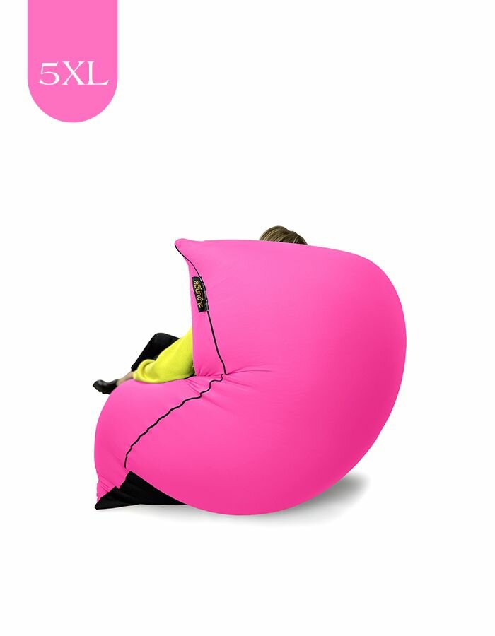 Кресло-мешок "пластилин"Ambient Lounge SNUGG - Lily Pink, 5XL (розовое) - кресло-мешок моментально восстанавливащее форму