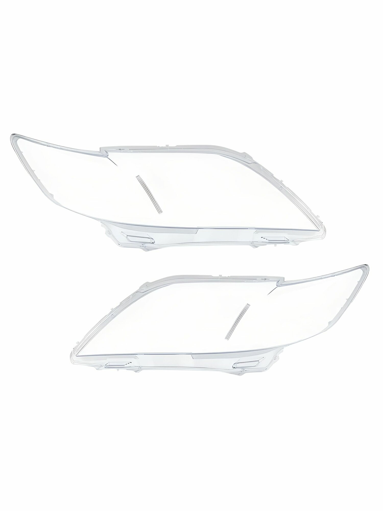 Стекла для фар Toyota Camry XV40 2006-2009 NYF (Комплект 2шт), стекла фар Камри 40 дорест