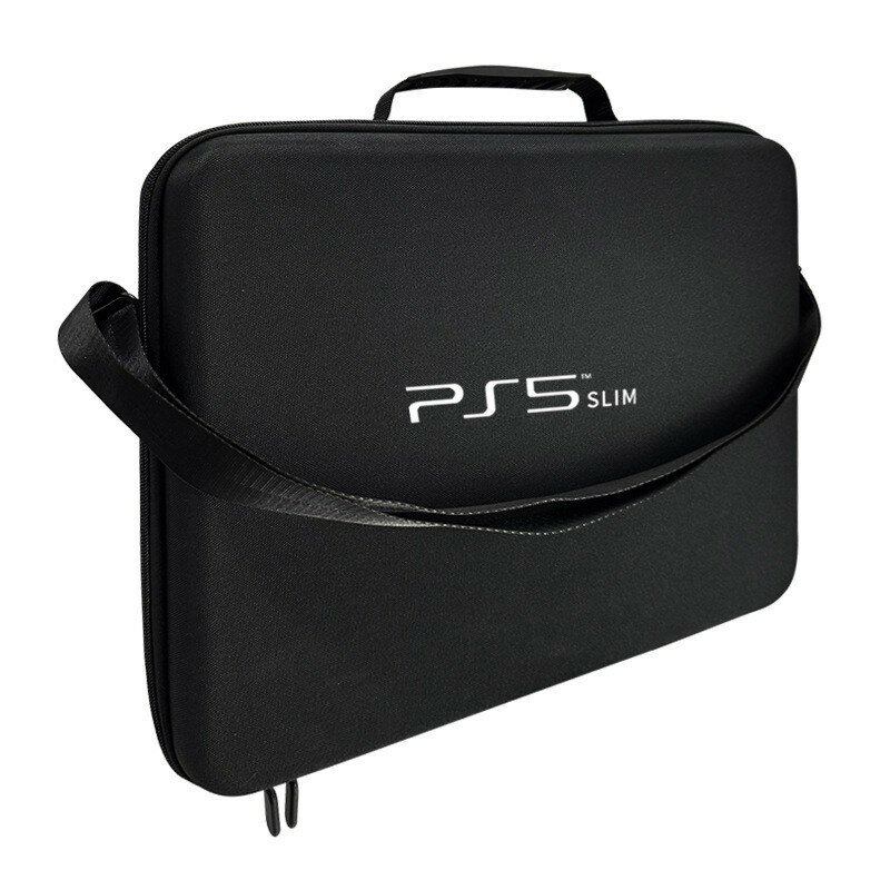 Сумка для PS5, кейс чехол для игровой консоли Playstation 5, с ремнем, защитная, серая