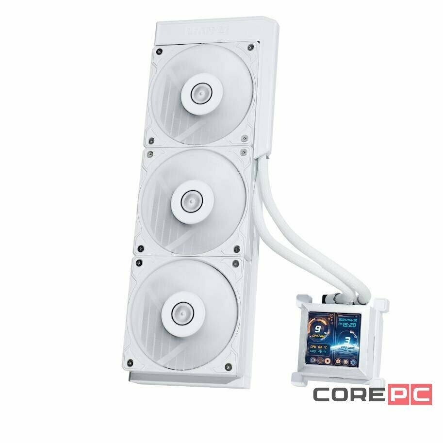 Система жидкостного охлаждения для процессора Lian Li HydroShift LCD 360S White (G89. GHSLCD36SW. R0)