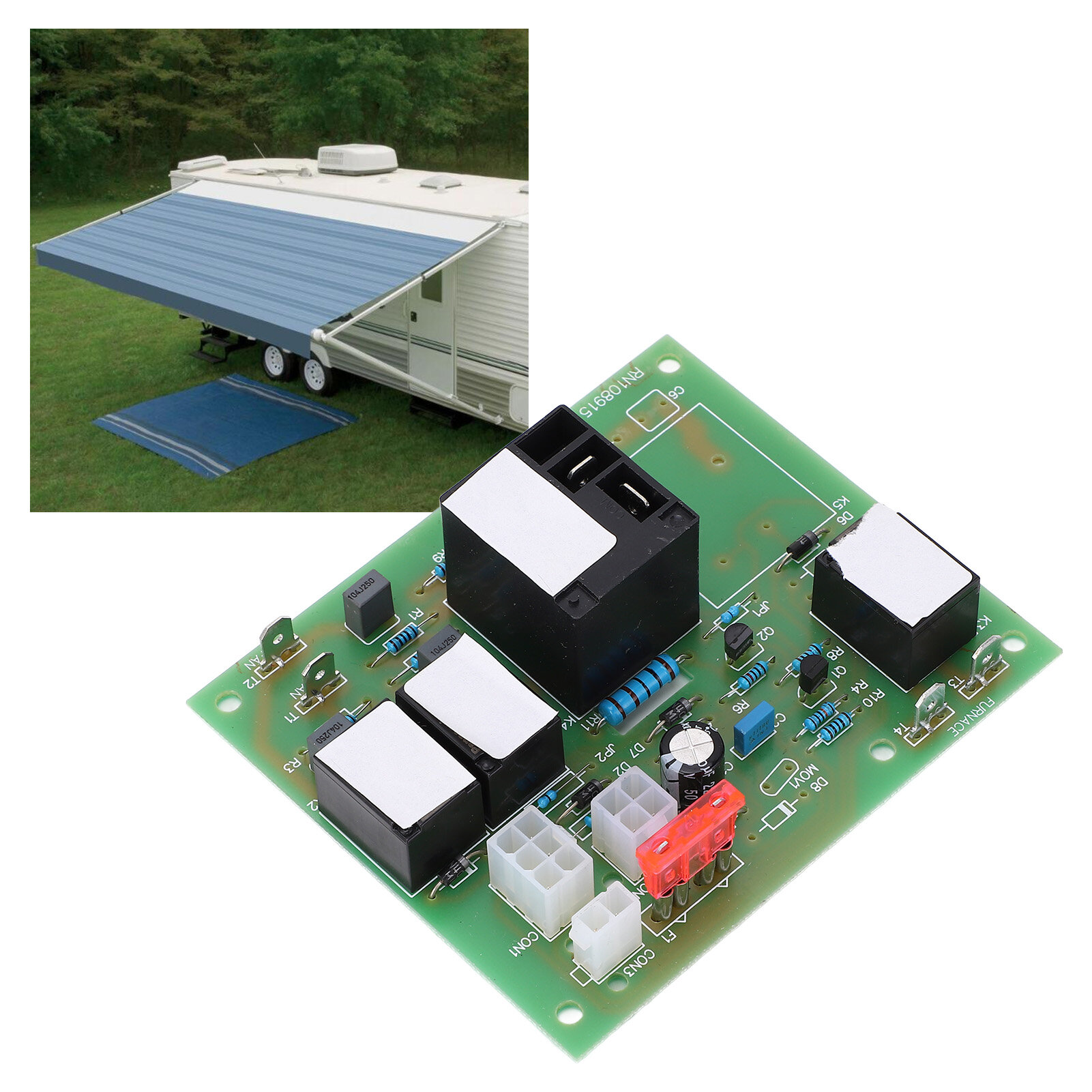 Комплект Реле Dometic: Аналоговая Плата Управления Для Кондиционера RV - Восстановление Контроля Над Климатом Релейная Плата Термостата For Duo Therm Повышенная Эффективность Конденсатора