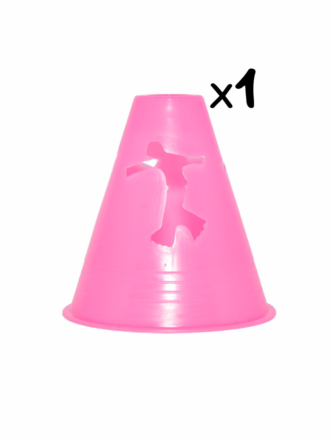 Конус розовый для слалома на роликах (1 штука)
