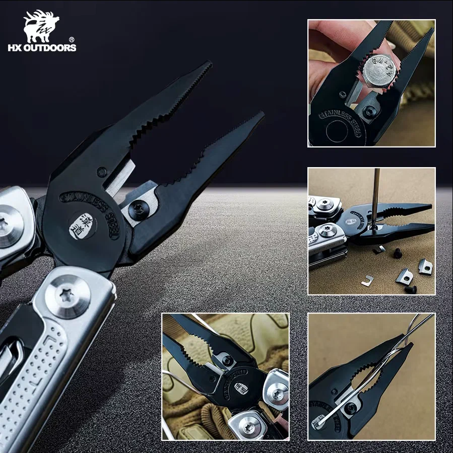 Мультитул HX OUTDOORS Multi Functional Pliers 1 Silver — фото 1