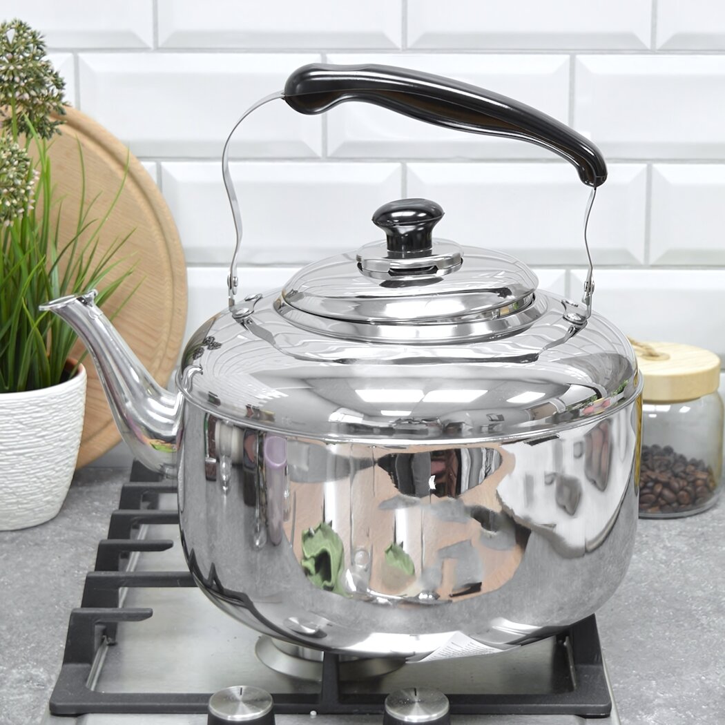 Чайник 7л из нержавеющей стали, надежный и устойчивый к царапинам