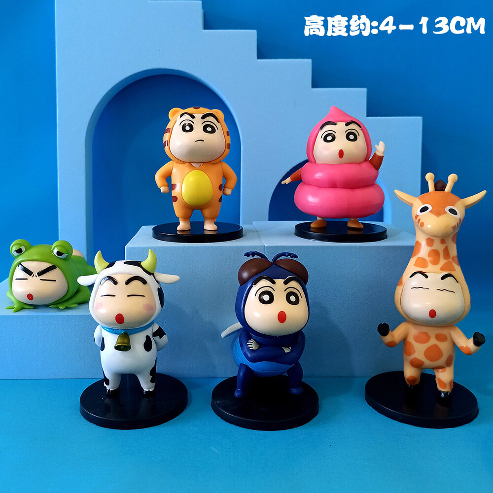 Crayon Shin-chan серия сюрприз коробка ПВХ игрушка модель коллекционная капсула