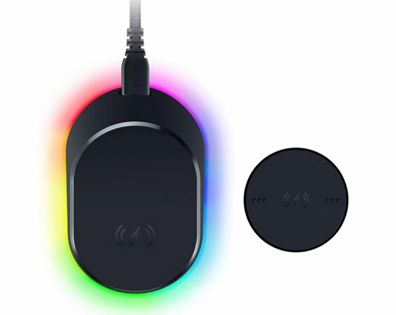 Razer Mouse Dock Pro, магнитная беспроводная зарядка, встроенный Super Polling 4K Hz