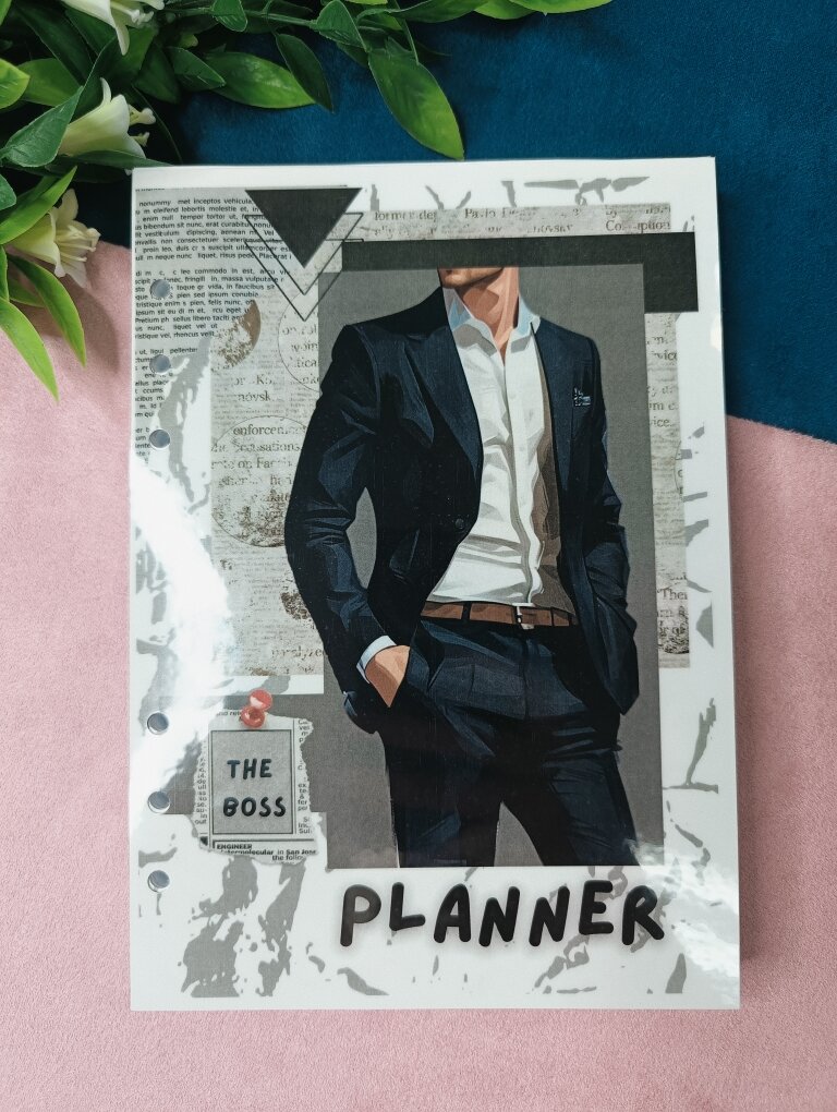 Сменный блок страниц ежедневника Мужской круг, недатированный, А5, ламинированная обложка