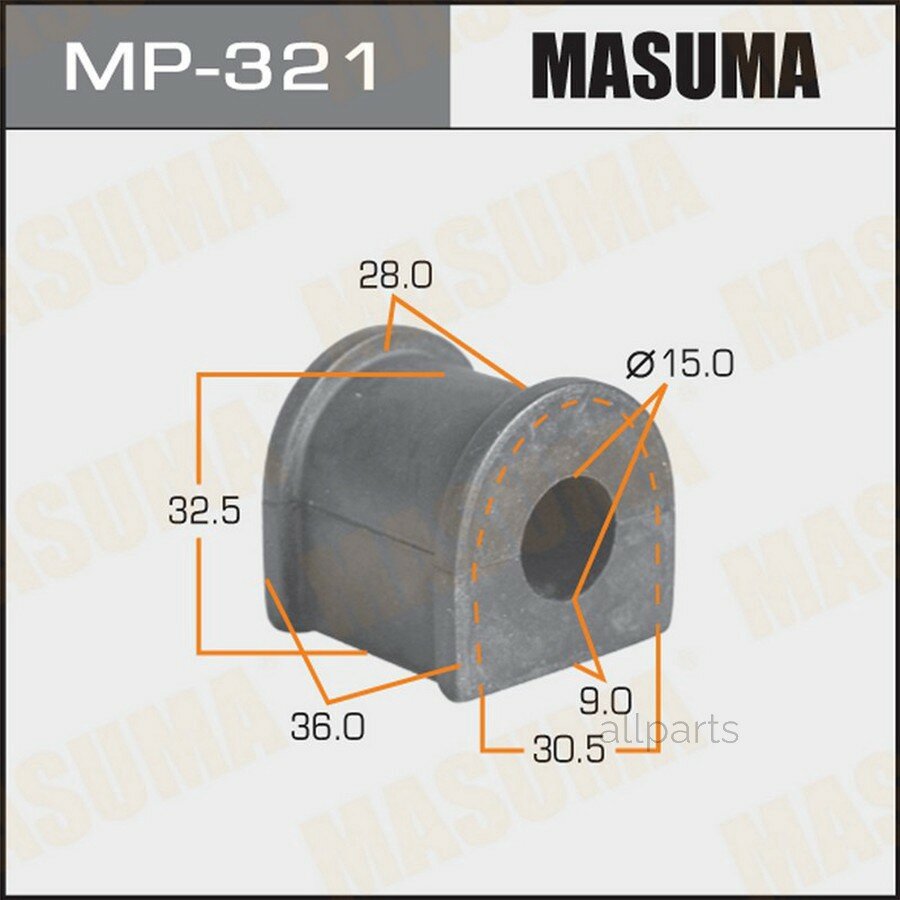 MASUMA MP321 втулка стабилизатора