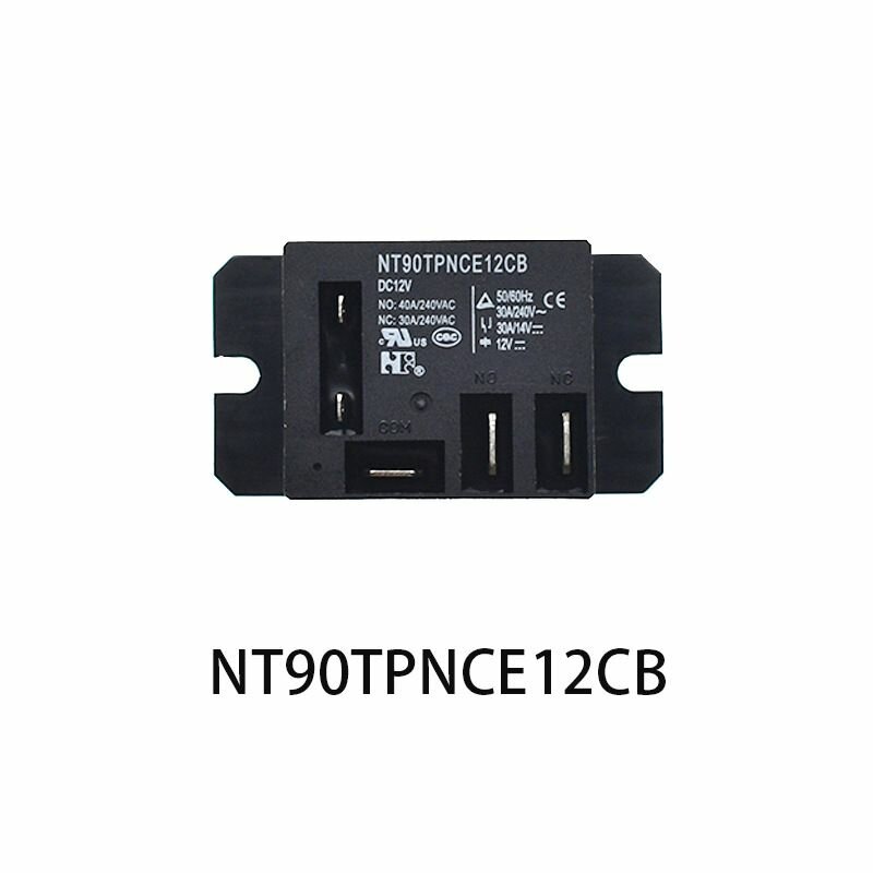 Электромагнитное реле NT90TPNCE12CB 12В 40А с закрытыми контактами (1шт.)