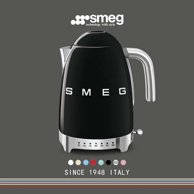 Smeg Электрический чайник klf04, черный