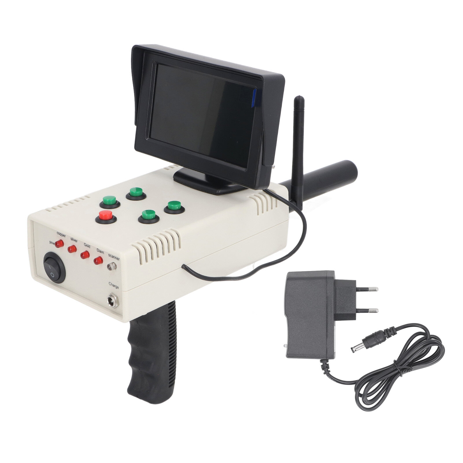 Металлоискатель с дальностью действия 1000 м, глубиной обнаружения 20 м, цветным ЖК-экраном, ночным видением, сканер для подземного обнаружения металла.