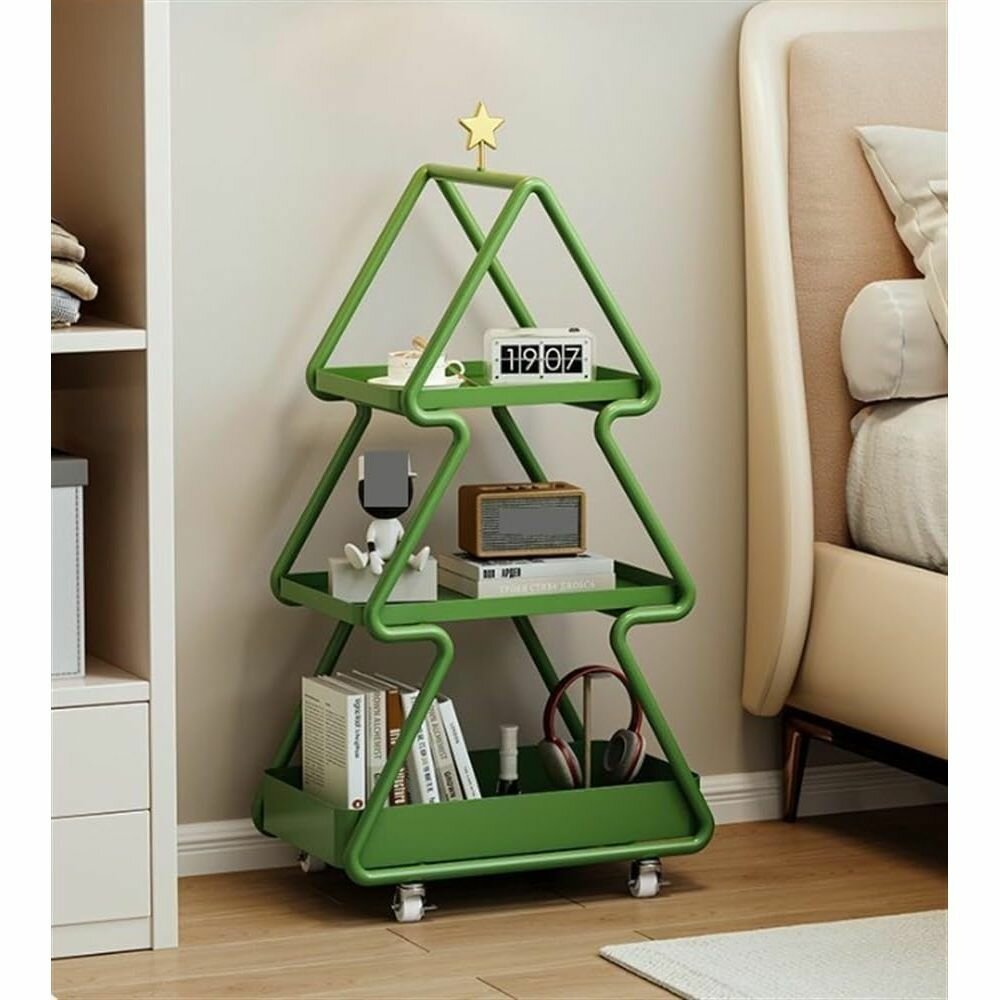 Маленькая детская прикроватная тумбочка в кремовом стиле для спальни